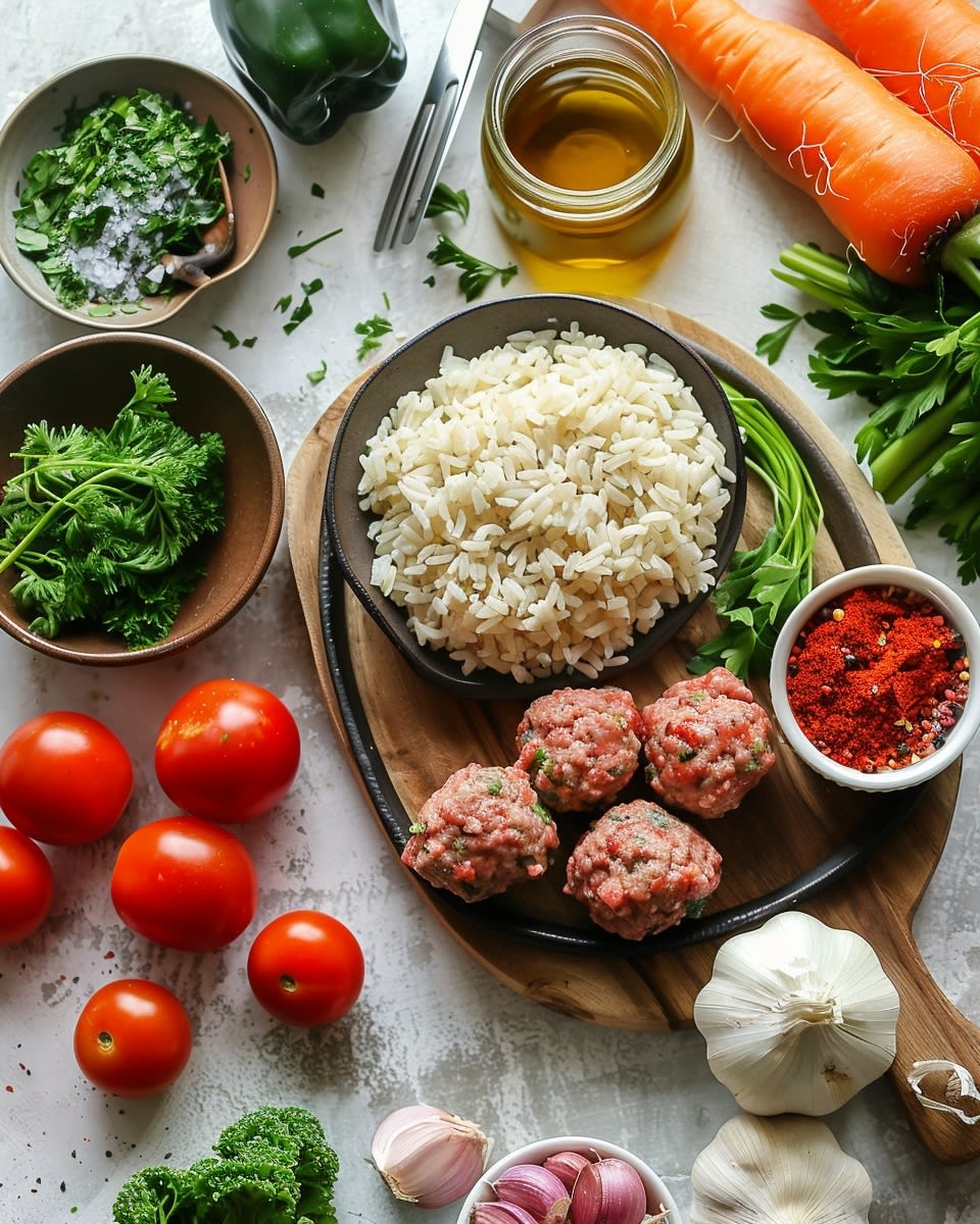 Delicious And Healthy Turkey Meatballs With Brown Rice Recipe